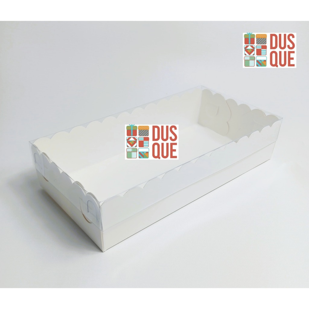 Jual Dus Kotak Kue Ivory Laminasi Putih Polos 11x22x5cm Laminasi Ivory ...