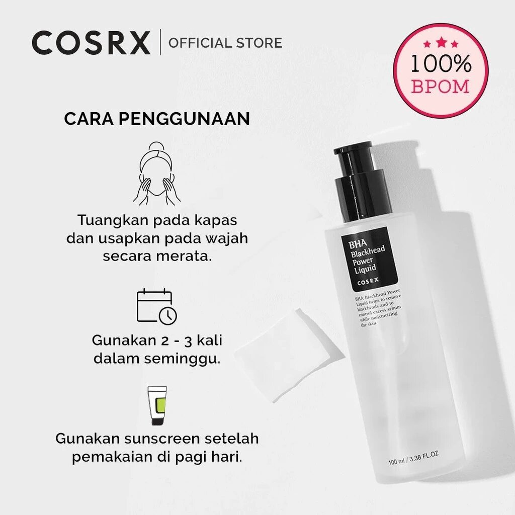Jual [100% Original] COSRX BHA Blackhead Power Liquid Skin Care - 100 ...
