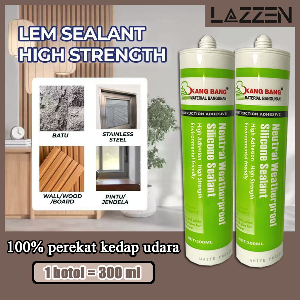 Jual LAZZEN - LEM Sealant Lem Sealant WPC Panel HIGH STRENGTH GLUE ...