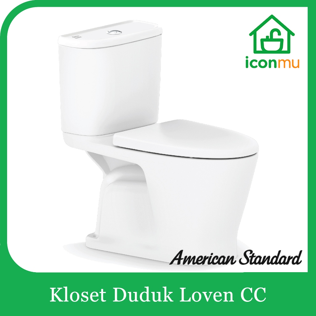 Jual American Standard Kloset Duduk Loven CC Dual Flush Kamar Mandi ...