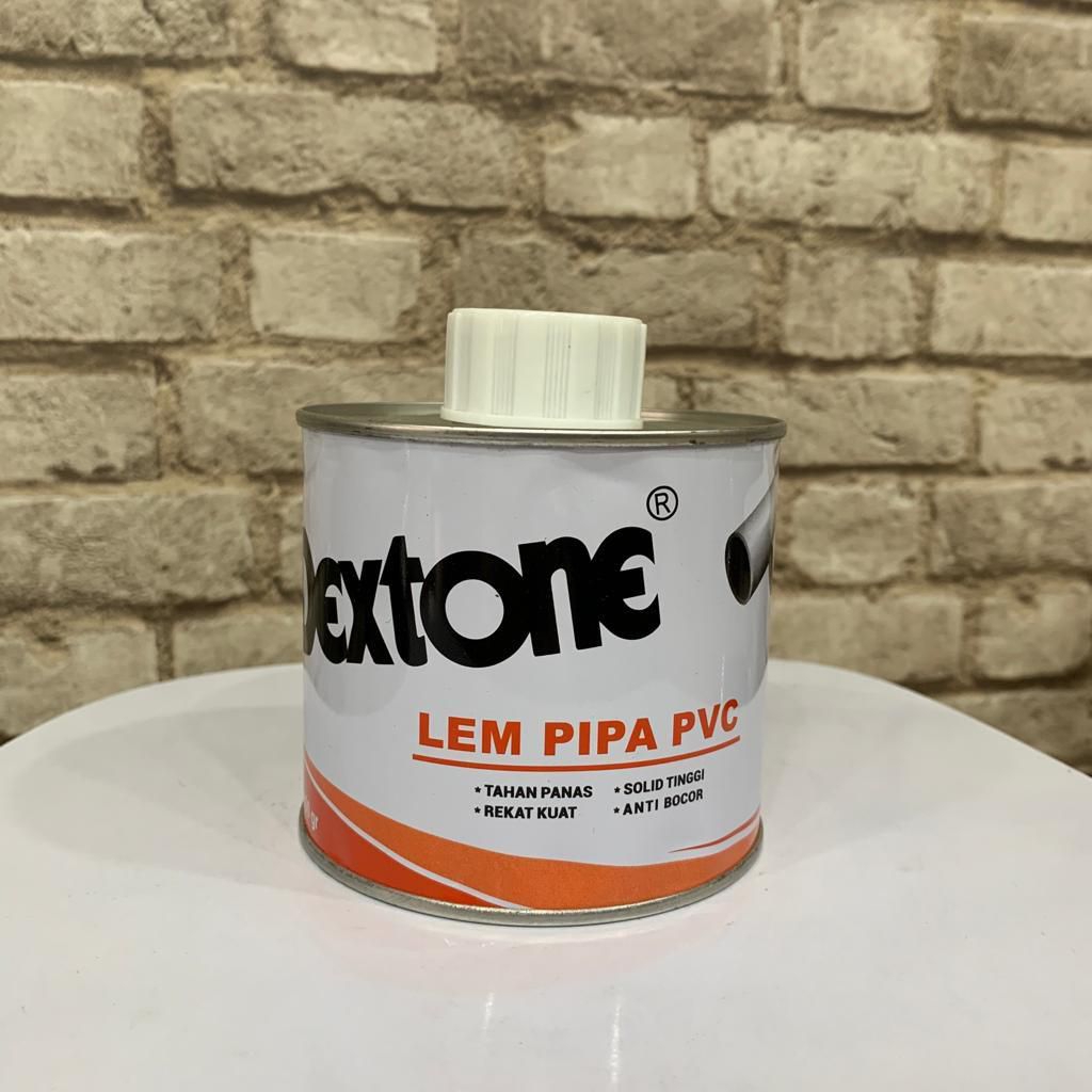Jual LEM PIPA PVC KALENG DEXTONE 400gr | LEM PRALON / PARALON 400 Gram ...