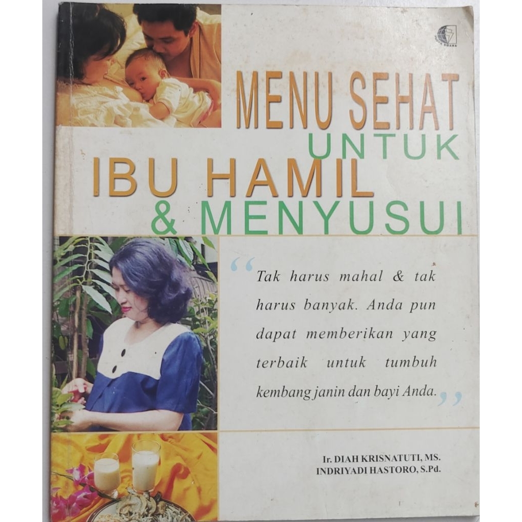 Jual BUKU MENU SEHAT UNTUK IBU HAMIL & MENYUSUI ORIGINAL | Shopee Indonesia