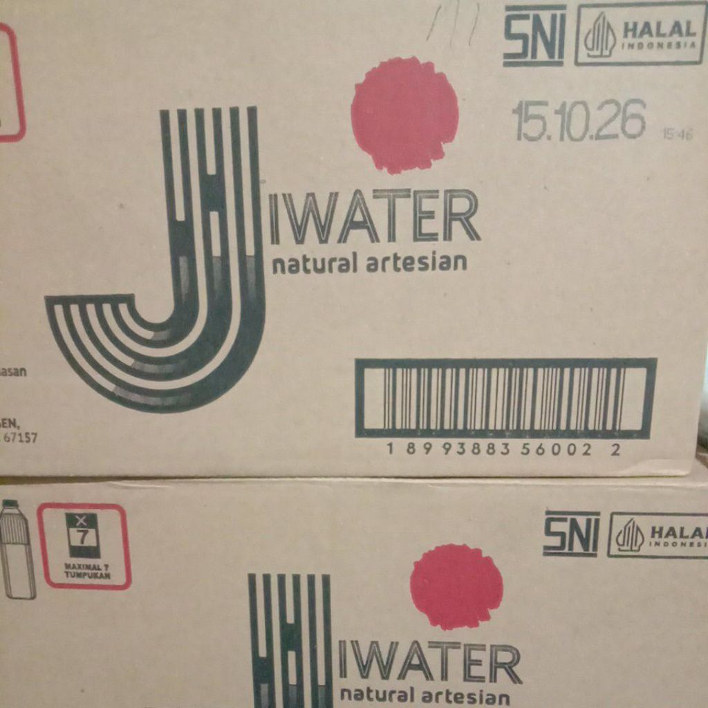 Jual Jiwater natural artisan 250ml x24 botol/dus | Shopee Indonesia