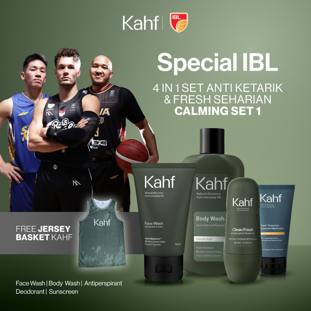 Jual [SPECIAL IBL : GET FREE JERSEY! KAHF BUNDLE 4IN1 GENTLE TANPA KETARIK & FRESH SEHARIAN ...