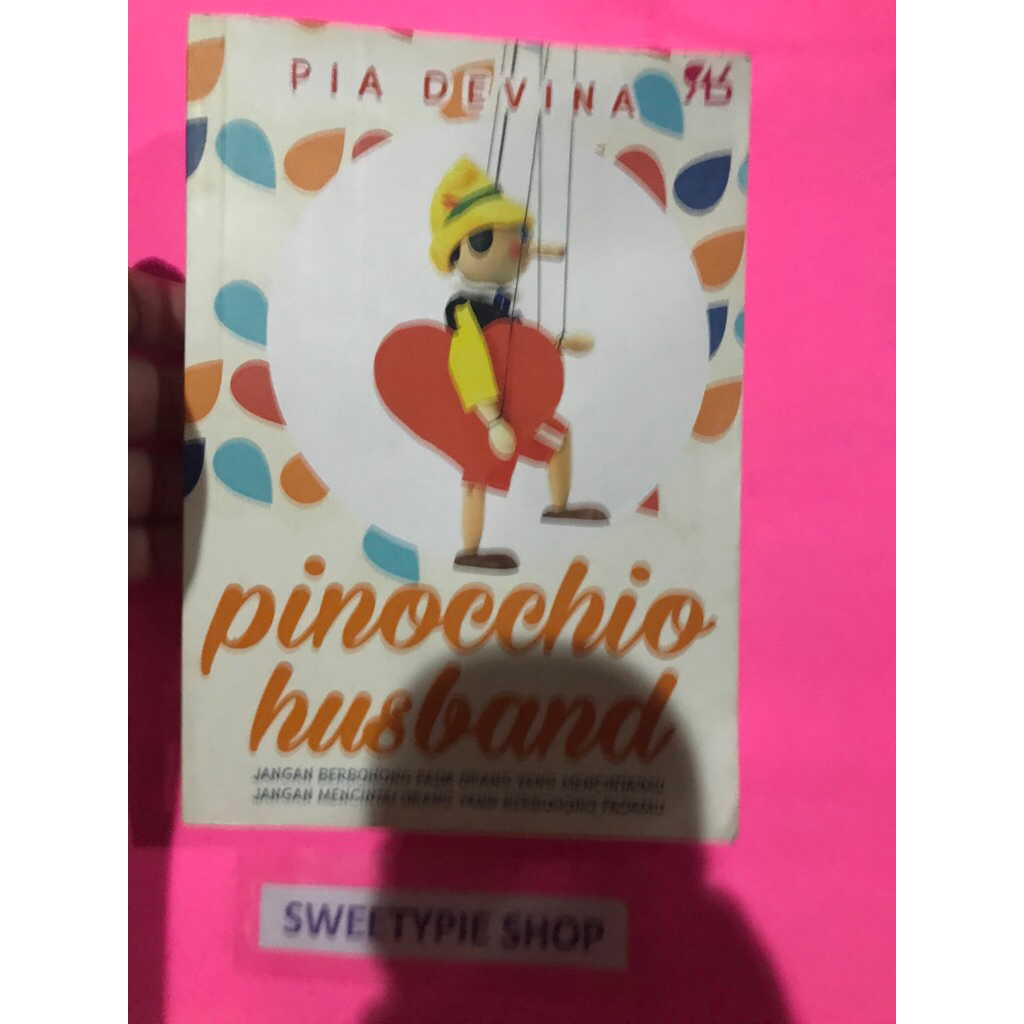 Jual [Original] Novel Pinocchio Husband - Pia Devina (Preloved/Bekas ...