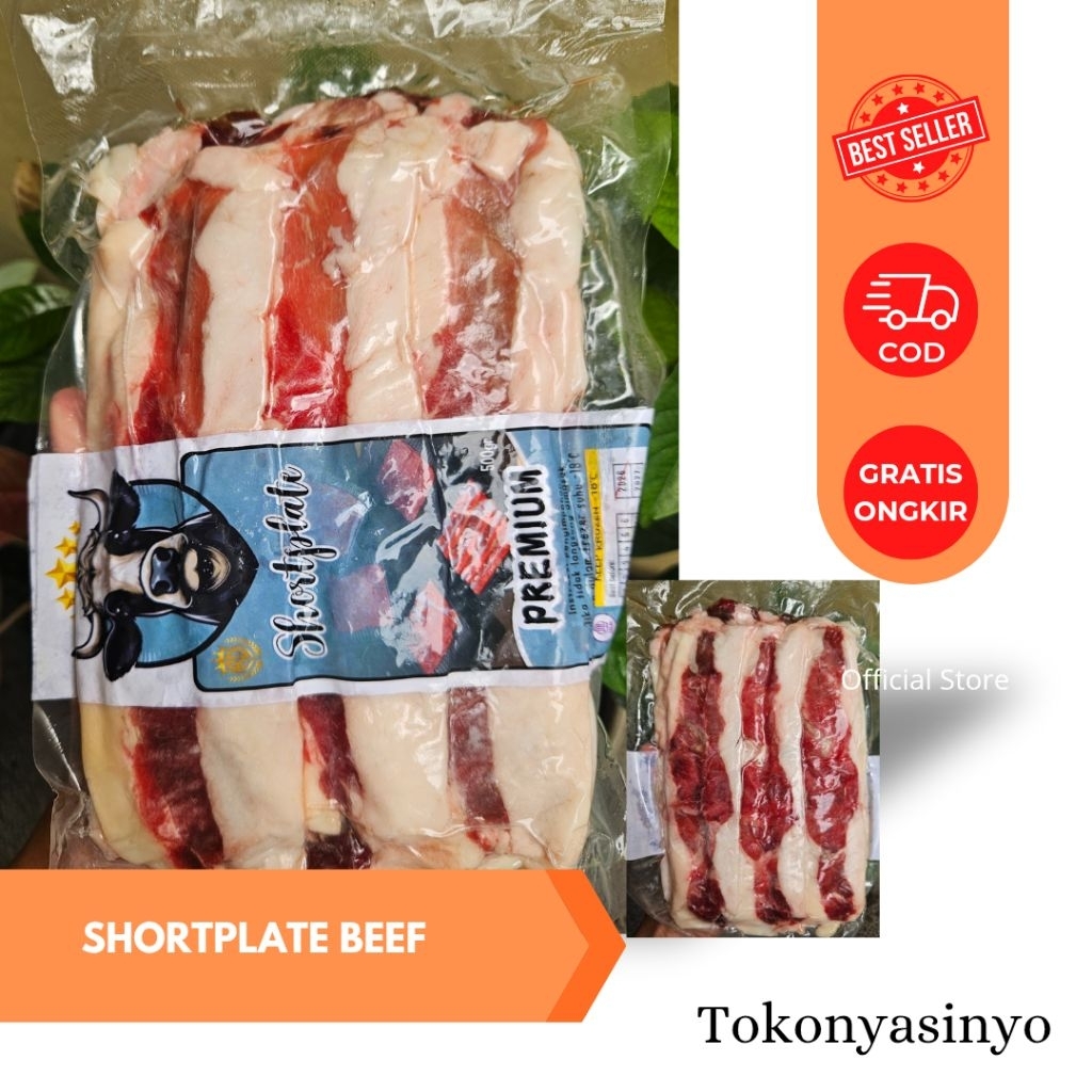 Jual SHORTPLATE FULL SLICE 500GR | DAGING SAPI SLICE | BEEF SLICE ...