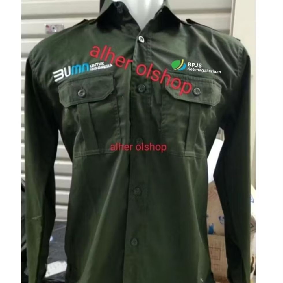 Jual Kemeja BPJS baju BPJS seragam BPJS Pdh BPJS Pdl BPJS kemeja kerja ...