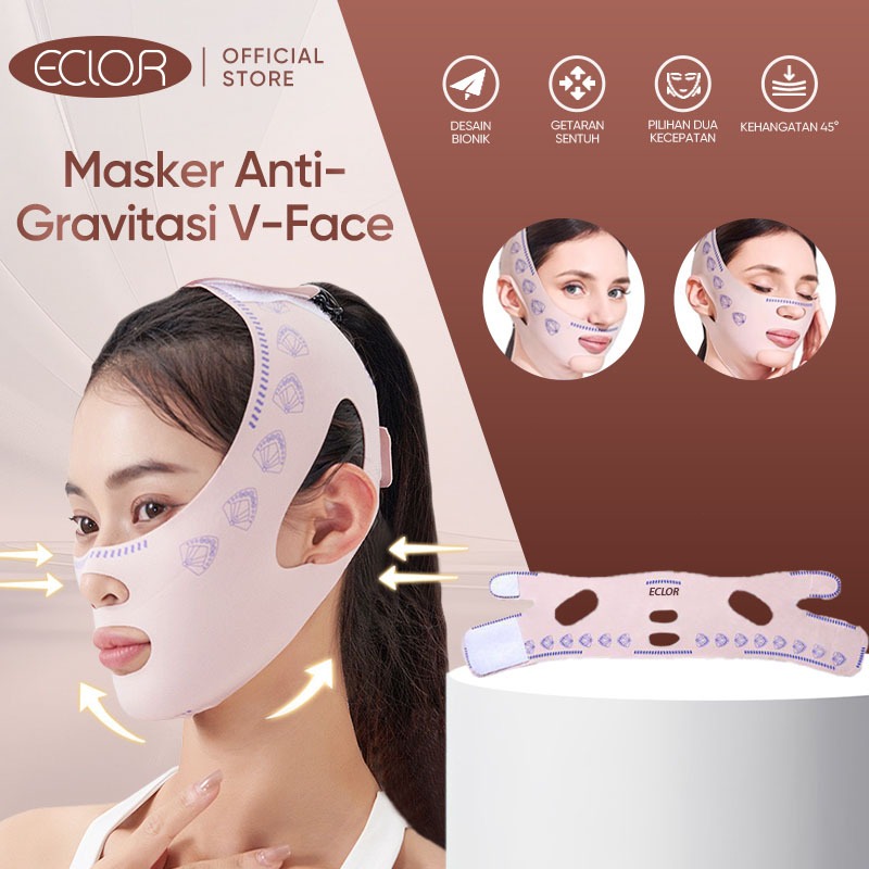 Jual Hadiah gratis ECLOR masker pengencangan wajah tidur pembentuk ...