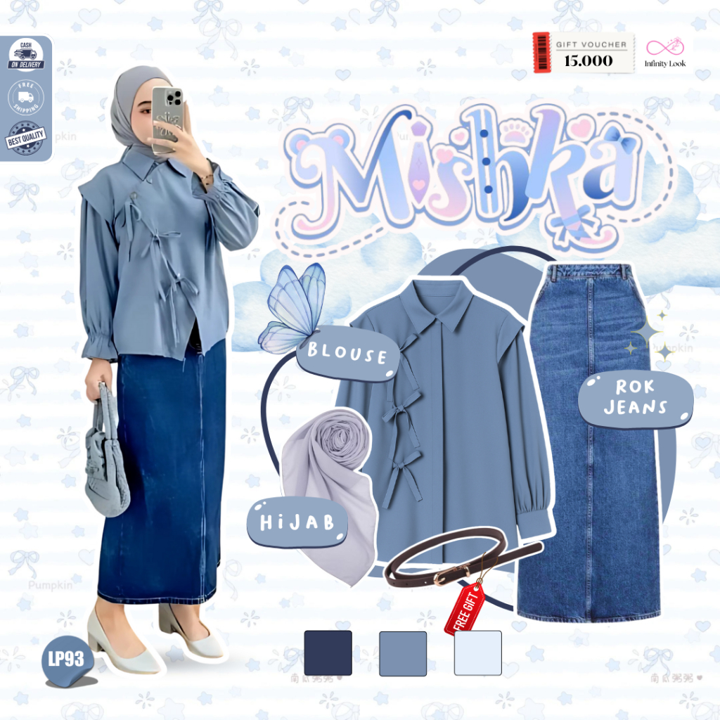 Jual INFINITY - Outfit Wanita Kekinian One Set | Belt Wanit kekinian ...