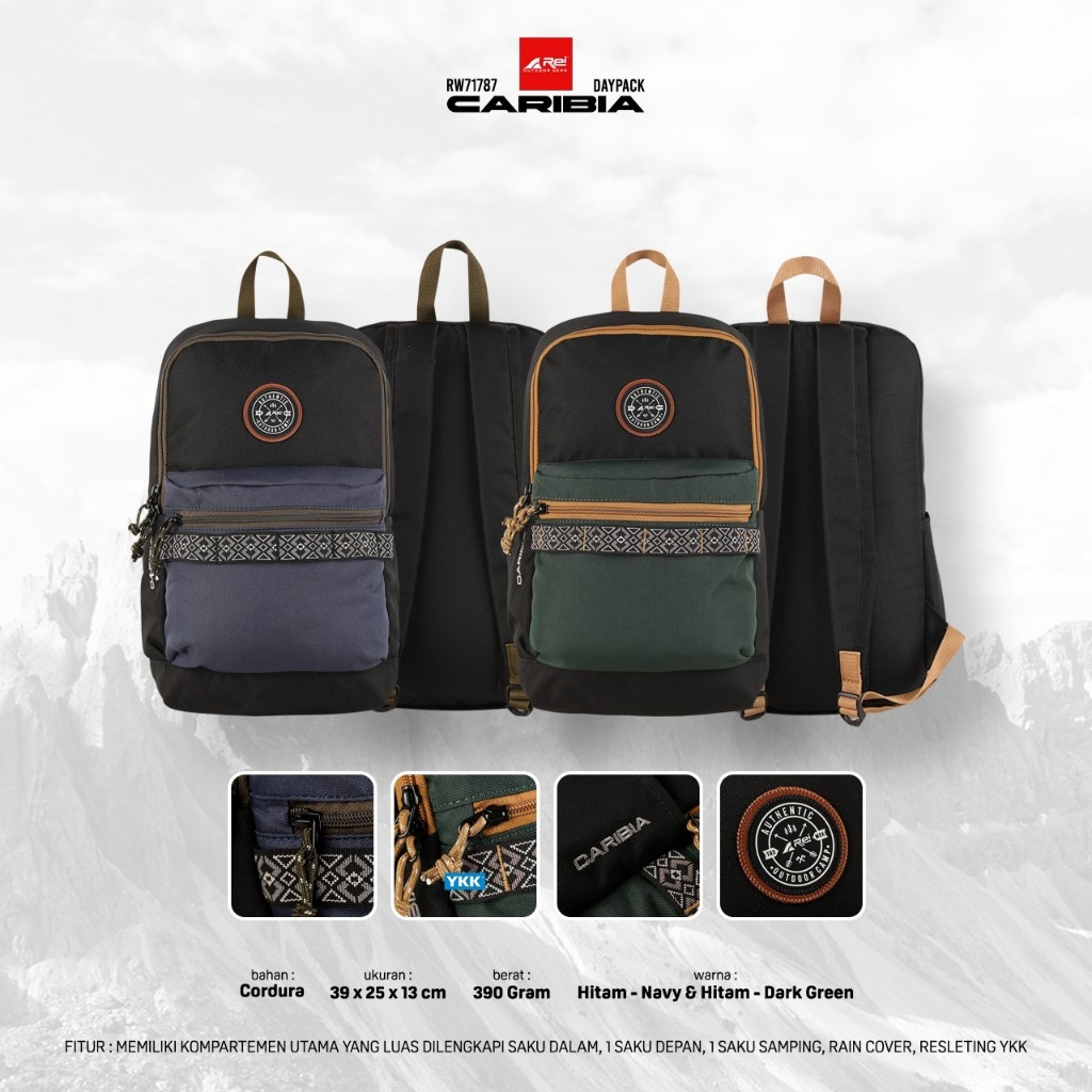 Jual Ransel Caribia Daypack Arei Outdoorgear | Shopee Indonesia