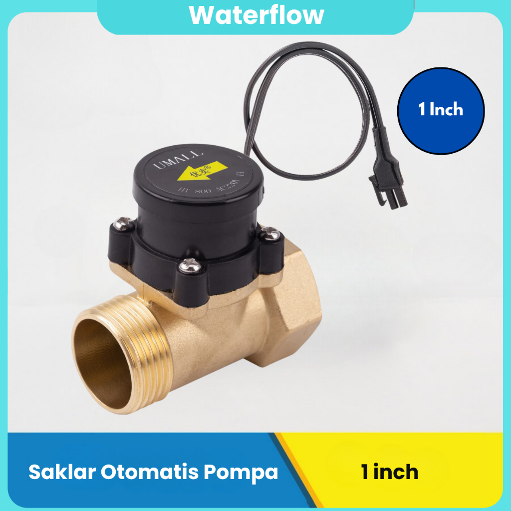 Jual Saklar Water Flow Switch Otomatis Pompa Booster Dorong Ukuran 1 ...