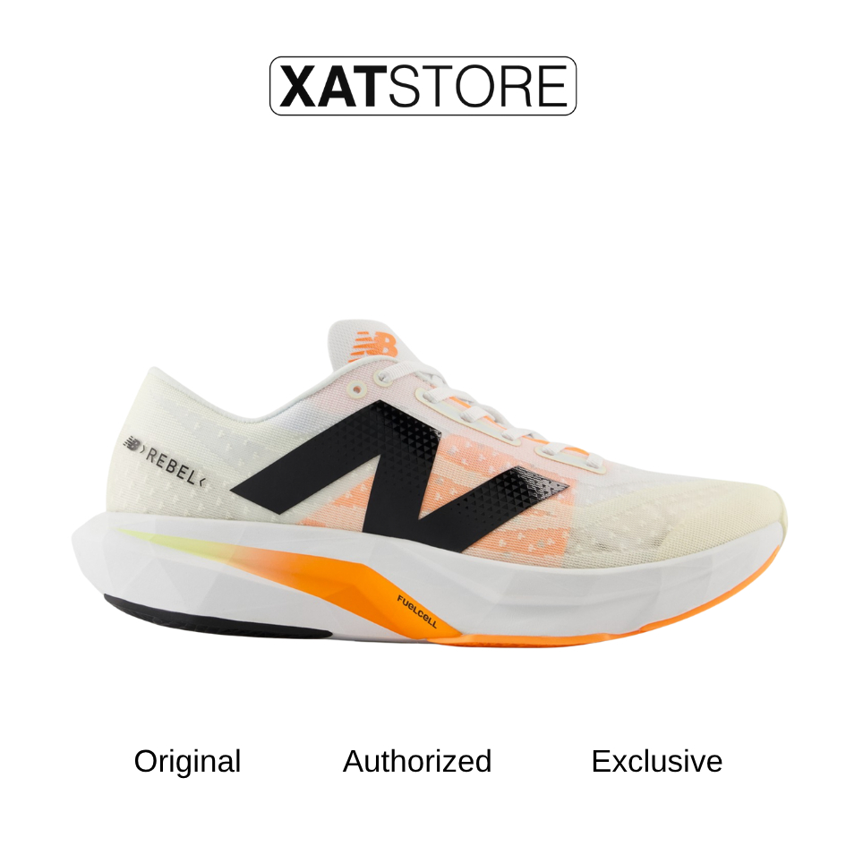 Jual NEW BALANCE FUELCELL REBEL V4 COLORWAY WHITE WITH ANGORA AND HOT ...