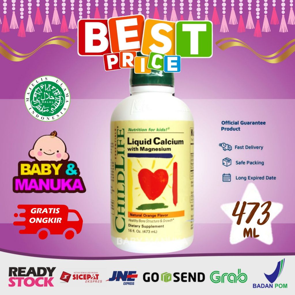 Jual ChildLife Calcium Liquid with Magnesium isi 473 ML - child life ...