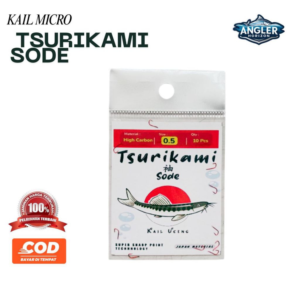 Jual Kail Pancing Tsurikami Sode Micro Fishing Tanpa Lubang | Shopee ...