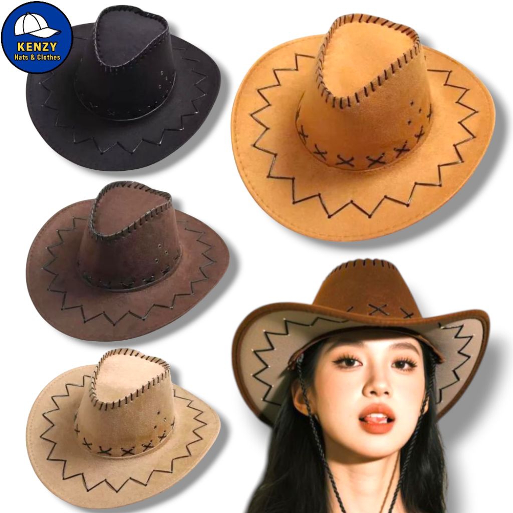 Jual Topi Koboy - Topi Cowboy Amerika Laken Dewasa - Topi Koboi Import ...