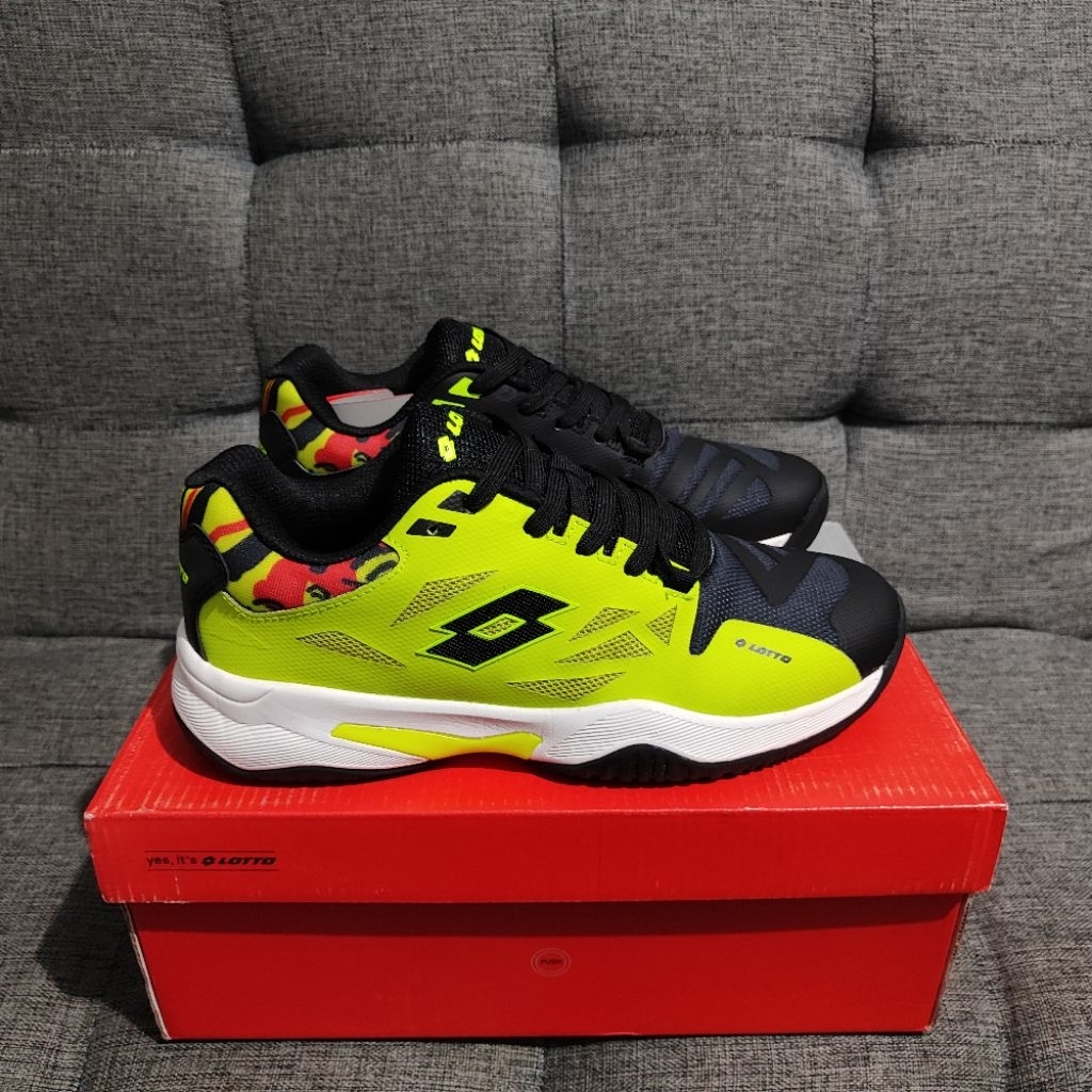 Jual Sepatu Tennis Lotto DALLAS Men's - Lime [LOTTE2410021] | Shopee ...