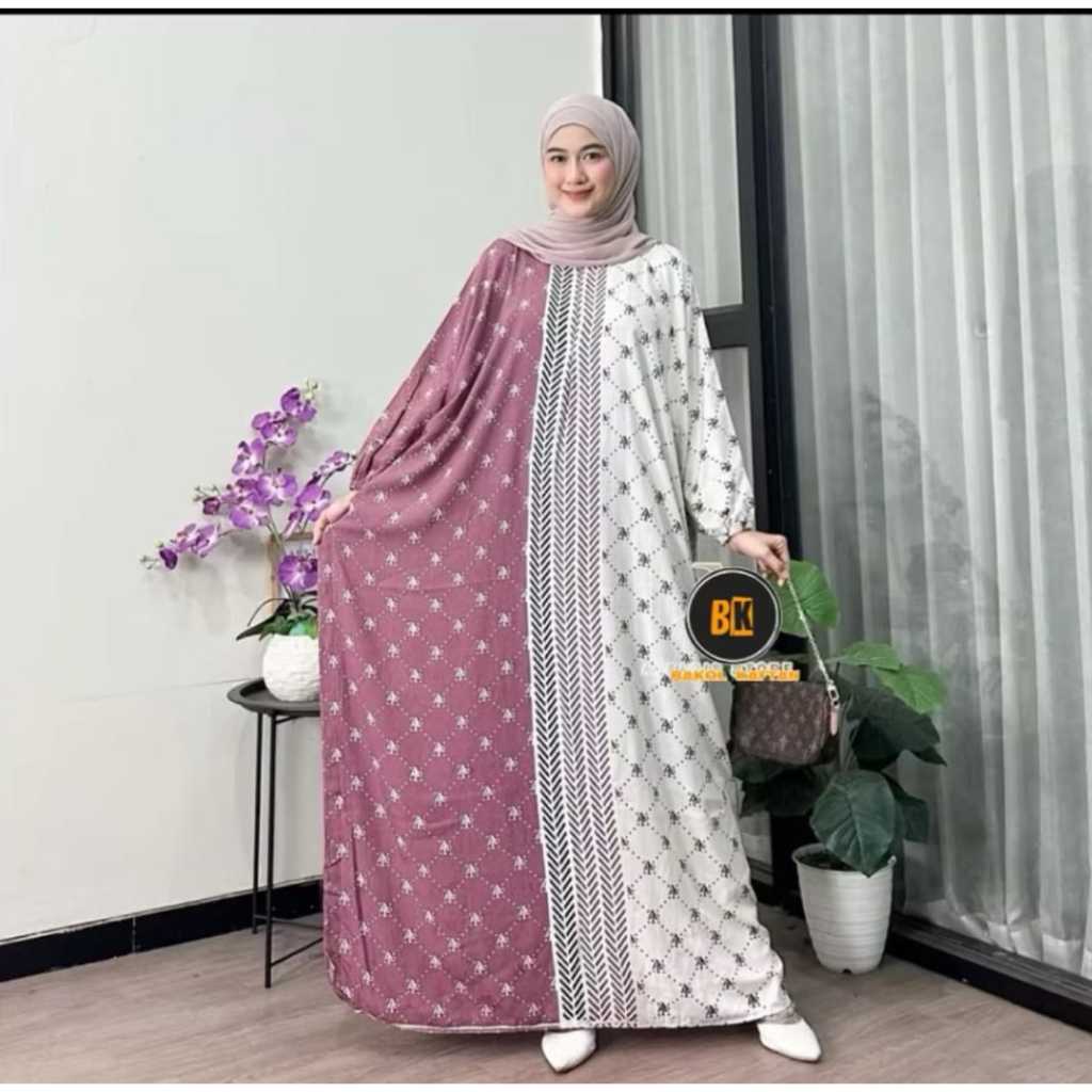 Jual Baju gamis kaftan busui Terbaru motif aisyah dan yura jumbo LD ...