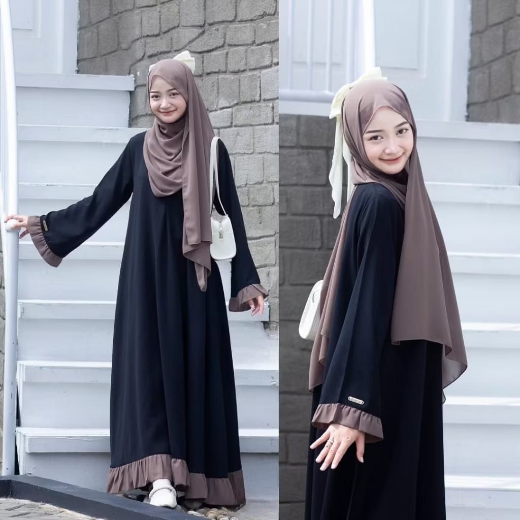 Jual ABAYA REMAJA PEREMPUAN TANGGUNG TERBARU MARBELA SET ABAYA PULS ...