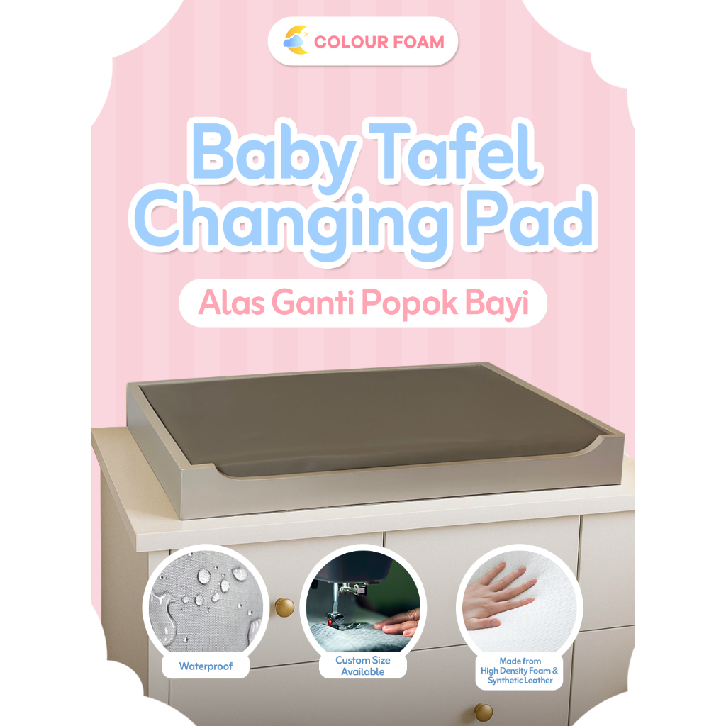Jual Baby Tafel Changing Pad - Alas Ganti Popok Bayi - Bisa Custom Size ...