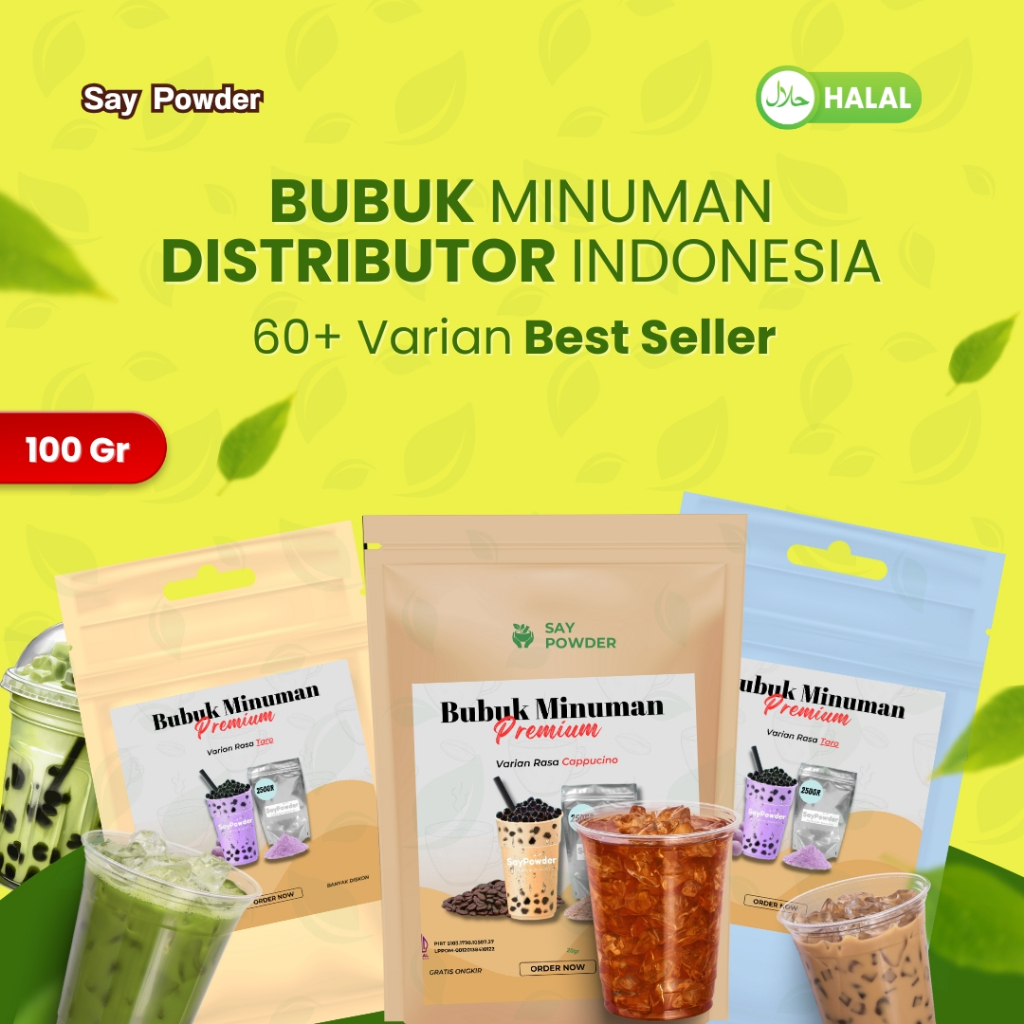 Jual Bubuk Minuman Rasa Premium Aneka Rasa Serbuk Minuman 100 Gram Mix ...