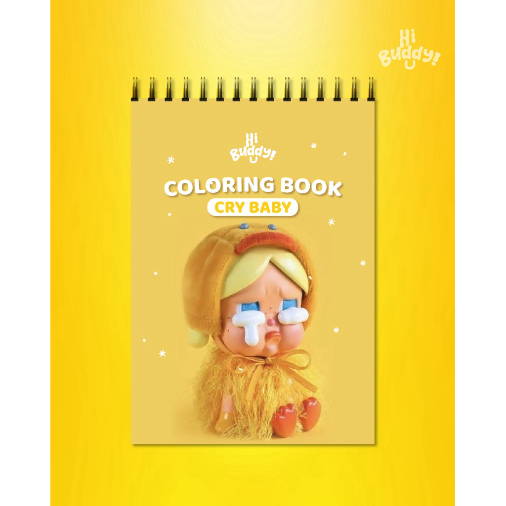 Jual CRYBABY POPMART / CRY BABY COLORING BOOK FREE STICKER SET | Shopee ...