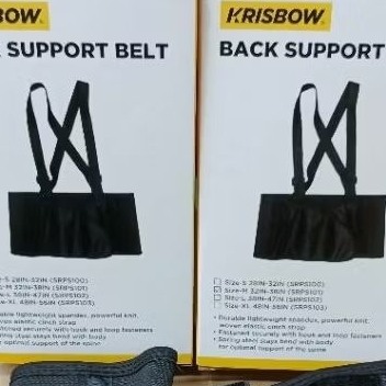 Jual krisbow back support size S,M,L dan XL | Shopee Indonesia
