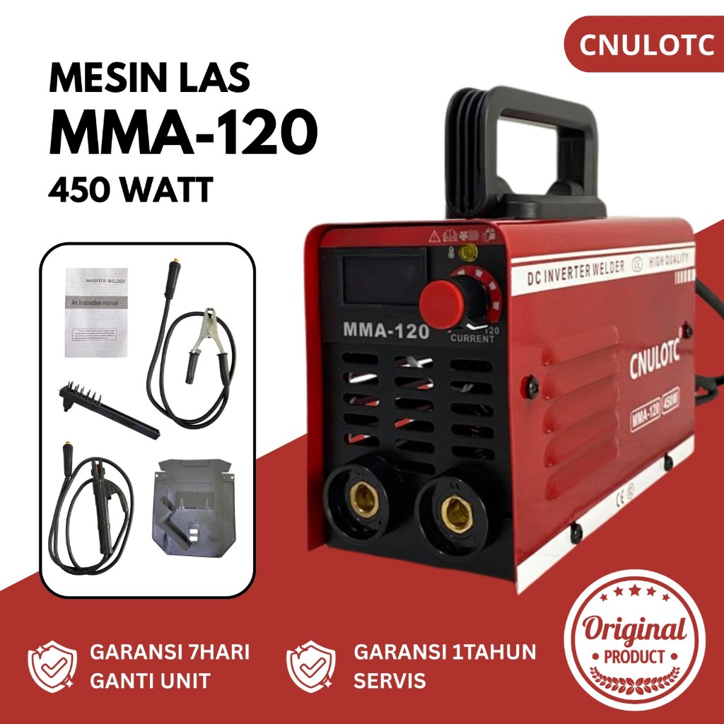 Jual MESIN LAS MMA-120 CNULOTC ALAT LAS BESI MINI 450W TRAVO LAS ...