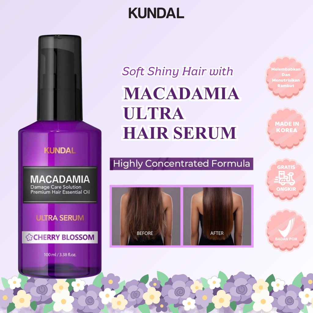 Jual KUNDAL Ultra Hair Serum Baby Powder | White Musk | Pink Grapefruit ...