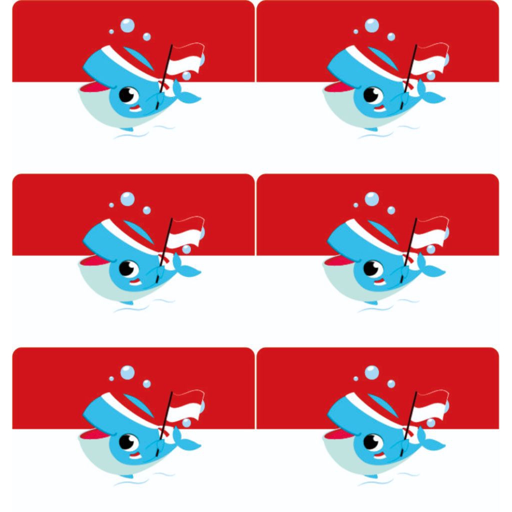 Jual STIKERPIPI17AGUSTUS/STICKERPIPI ISI 40/STICKER PIPI 17 AGUSTUS ...