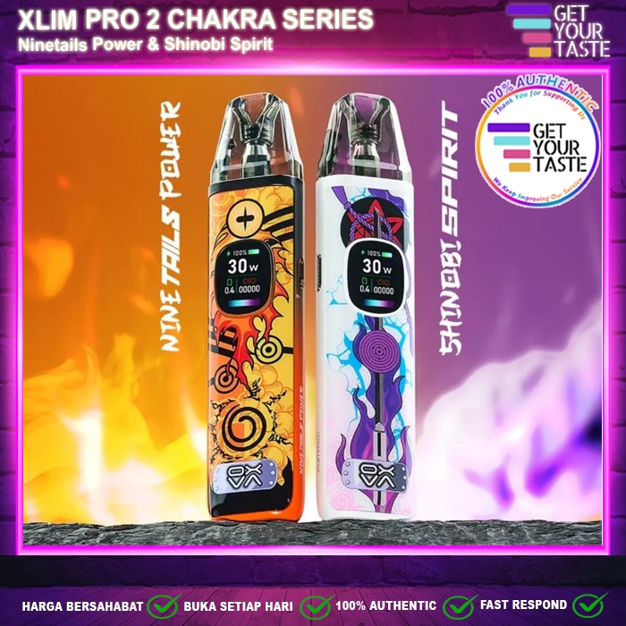 Jual Oxva Xlim Pro 2 Chakra Legacy Series 30W 1300mAh Pod Kit 100% ...