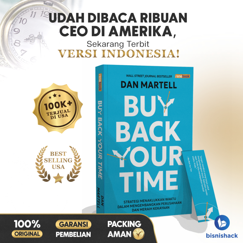 Jual Buku Buy Back Your Time Dan Martell Original Rene Book 2025 ...