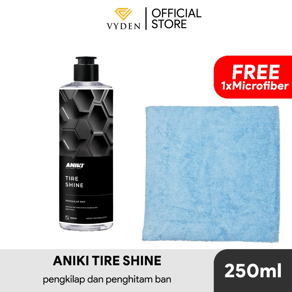 Jual ANIKI Tire Shine Semir Pengkilap Ban Hitam Kilap Tinggi Tahan Lama ...