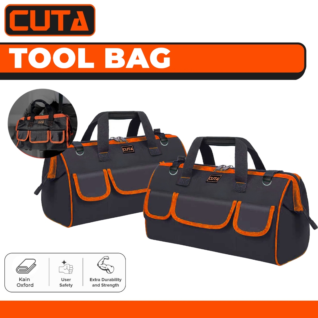 Jual CUTA Tool Bag Tas Perkakas Toolbag Perkakas Kain Oxford Anti Air ...