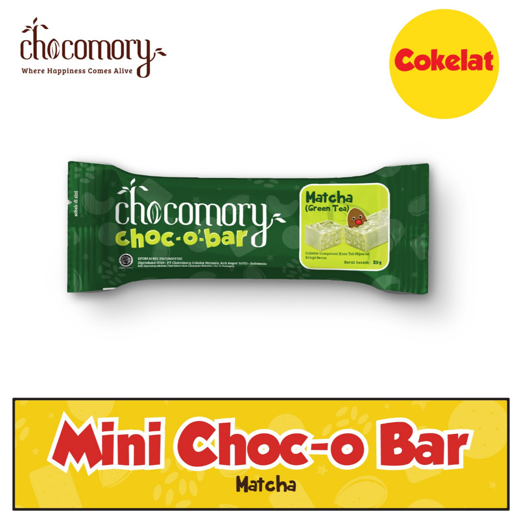 Jual Chocomory Mini Choco Bar Matcha 35 Gr x 1 Pc | Shopee Indonesia