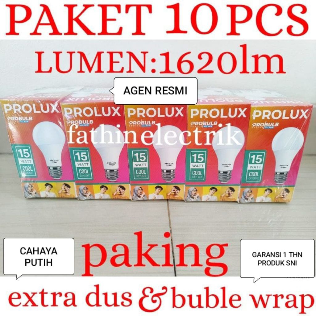 Jual LAMPU LED / BOHLAM LED PROLUX PAKET 5W-15W 10 PCS | Shopee Indonesia
