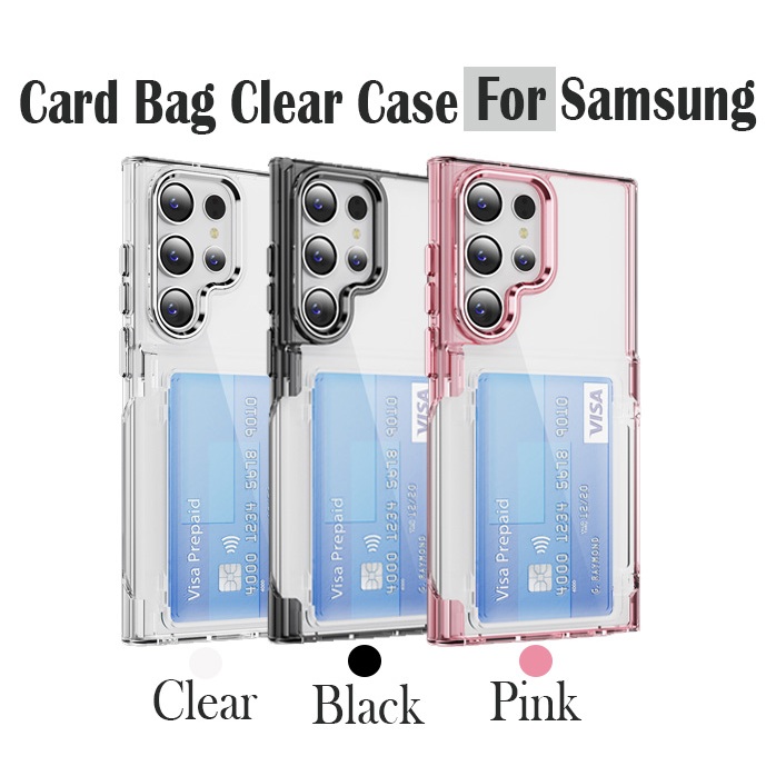 Jual Casing hp Acrylic Transparant Hybrid Slot Kartu Case For Samsung ...