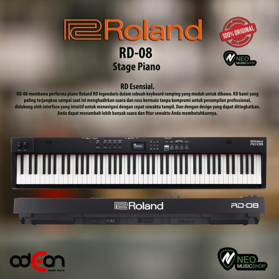 Jual Roland RD08 Stage Piano 88 keys | Shopee Indonesia