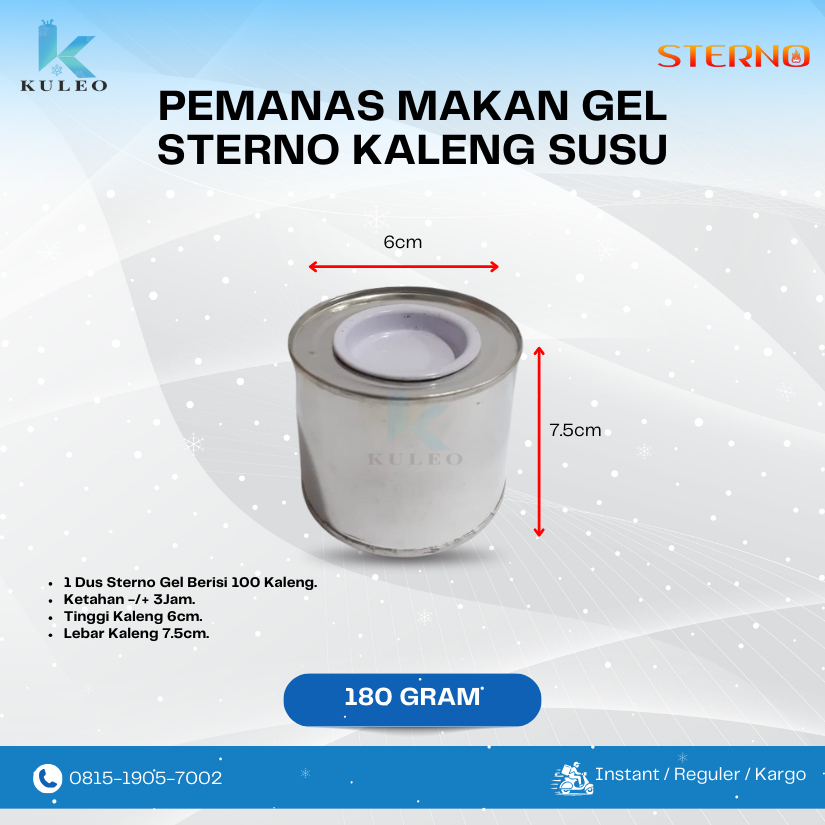 Jual STERNO GEL kaleng / Spirtus Gell - Sterno Pemanas Makanan Kaleng ...