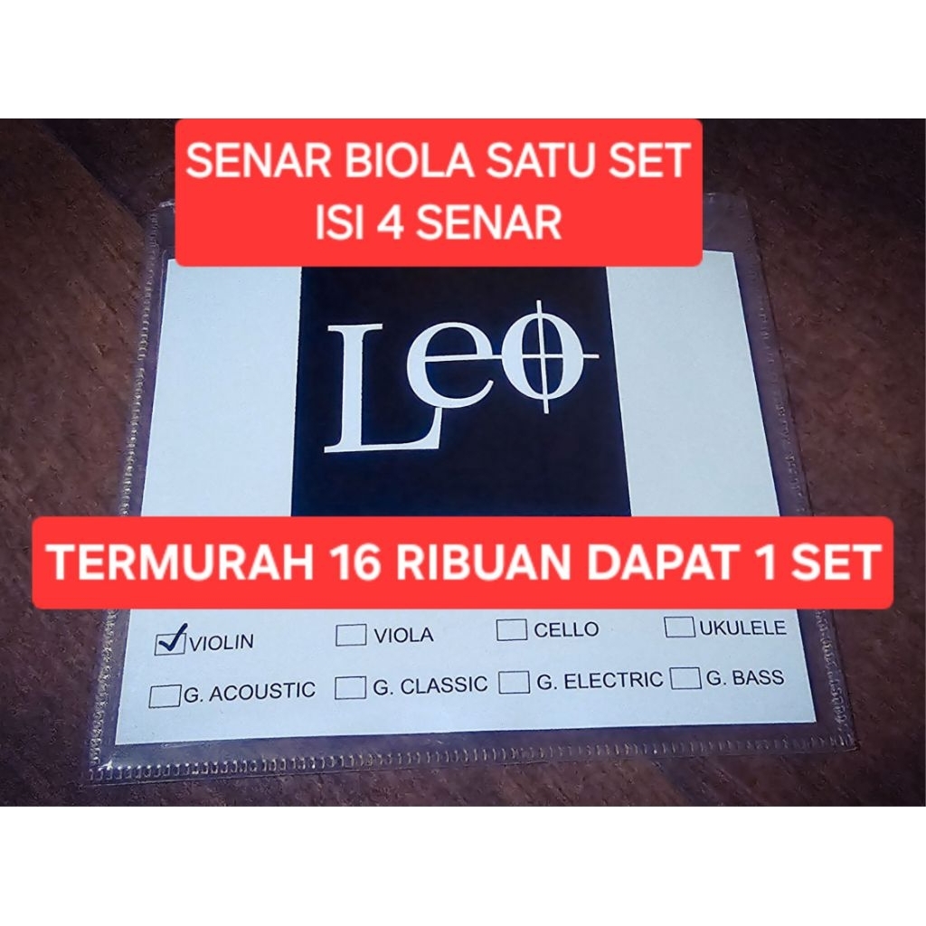Jual SENAR BIOLA VIOLIN TERMURAH SATU SET | Shopee Indonesia