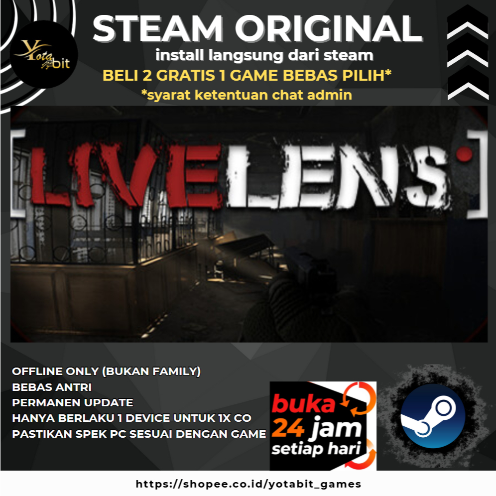 Jual Live Lens Bodycam Offline PC Game Original | Shopee Indonesia