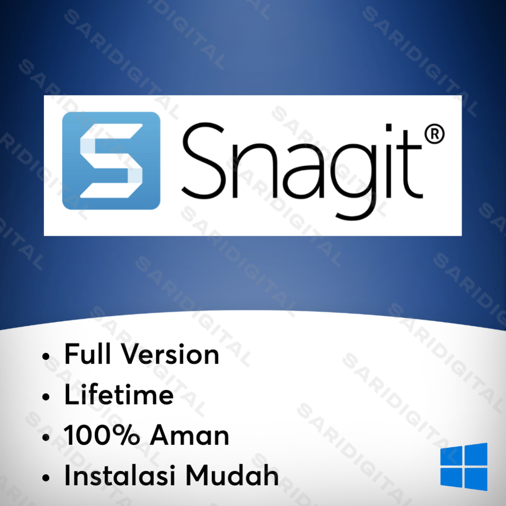 Jual TechSmith Snagit 2025 Full Version - Aplikasi perekam layar murah (WIN) | Shopee Indonesia