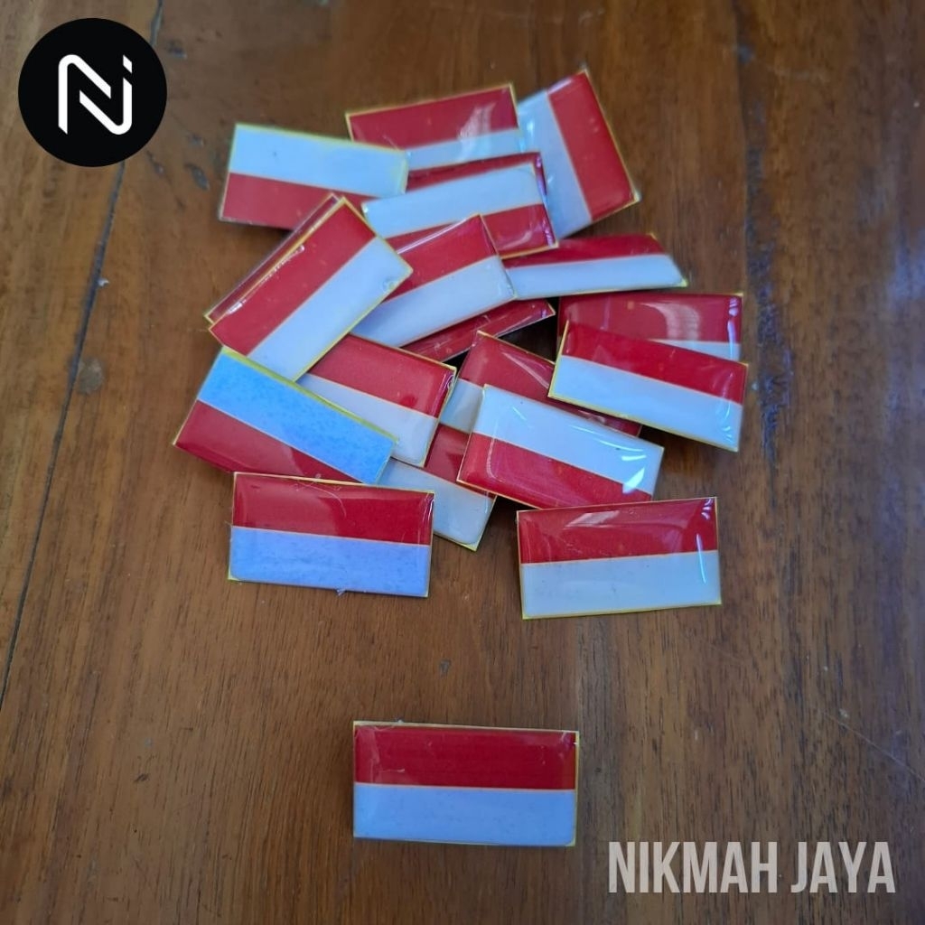 Jual Pin Bendera Merah Putih - Pin Merah Putih - Bros Bendera Merah ...