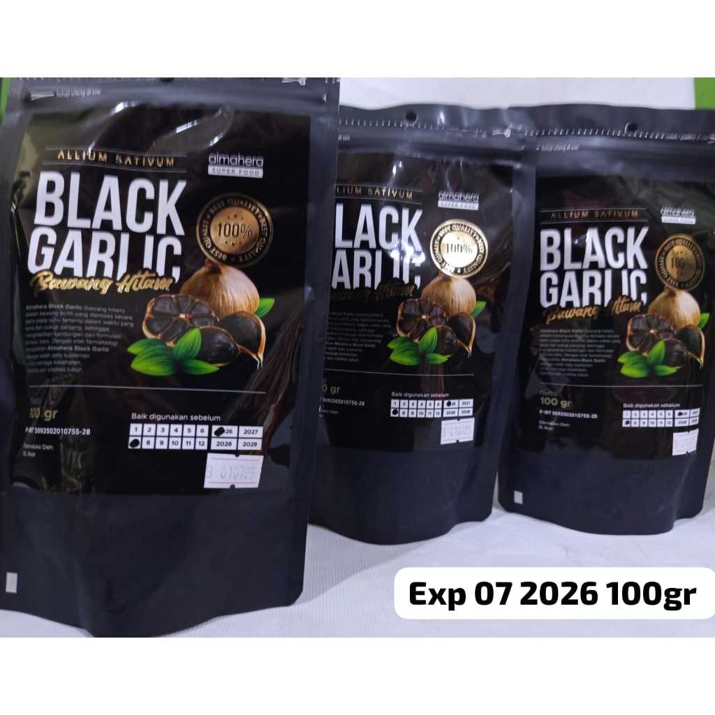 Jual Black garlic Bawang Hitam Almahera Allium Sativium 100gram ...
