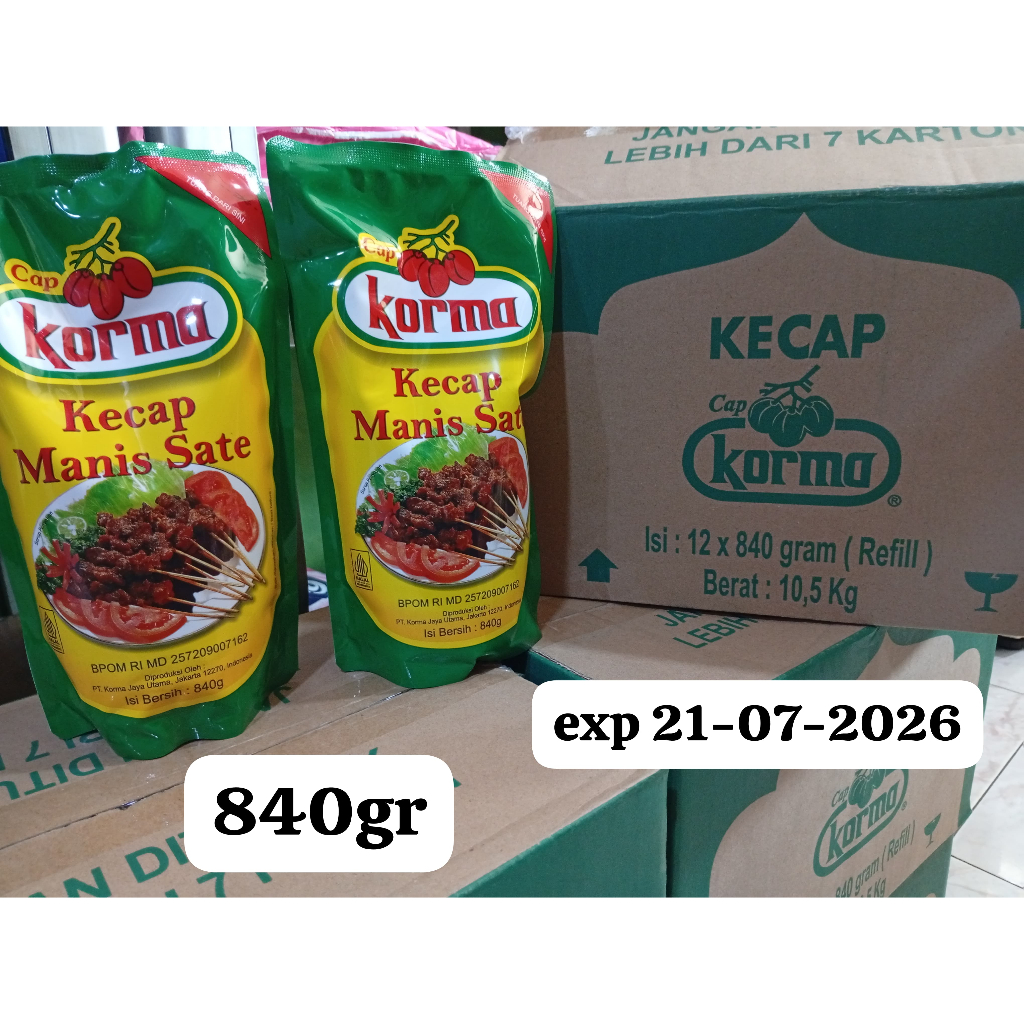 Jual Kecap Sate Cap KORMA 625ml / Kecap Manis korma 625 ml - I SEMBAKO ...