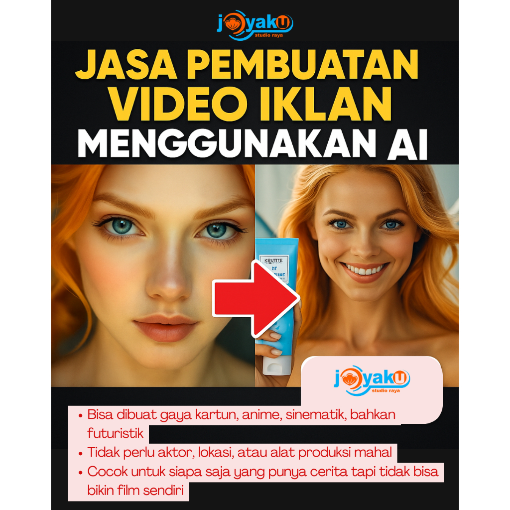 Jual Jasa Pembuatan Video Iklan AI | Cocok untuk UMKM & Promosi Produk ...