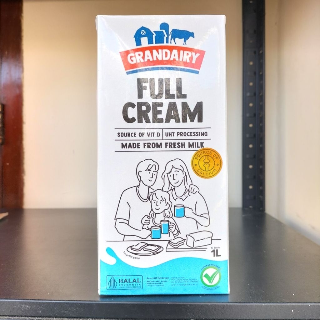 Jual grandairy uht full cream 1L | Shopee Indonesia