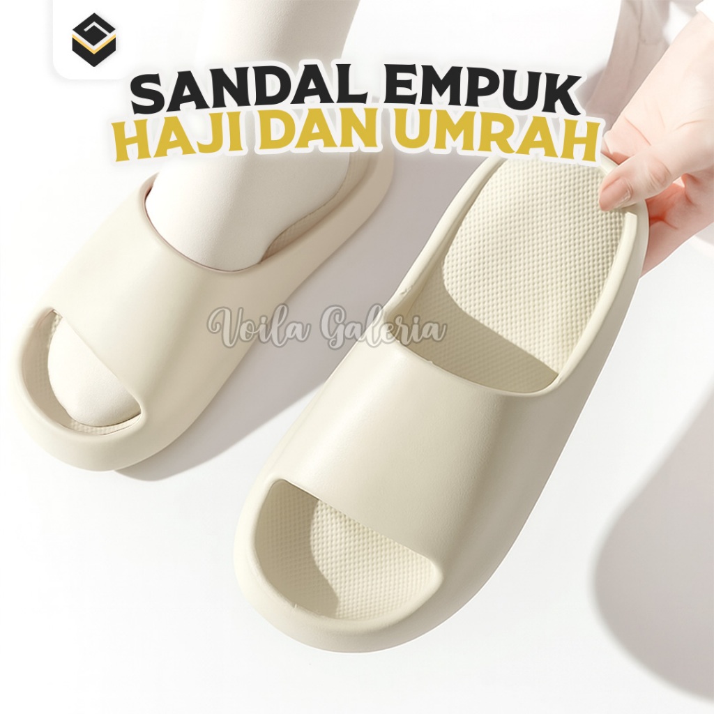 Jual Sandal Selop Empuk Karet Eva Umroh Haji - Alas Kaki Slop Pria ...