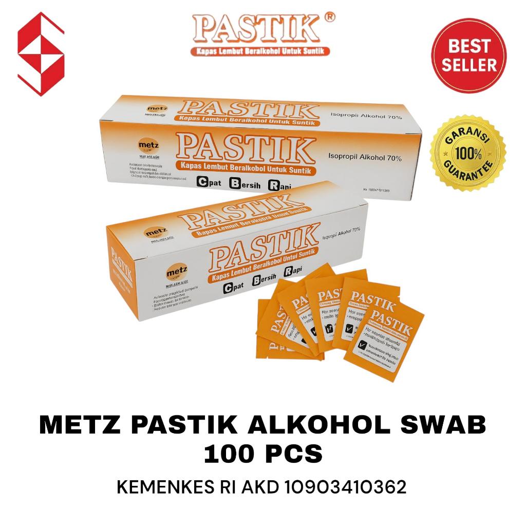 Jual metz Pastik alkohol swab/100 pcs | Shopee Indonesia