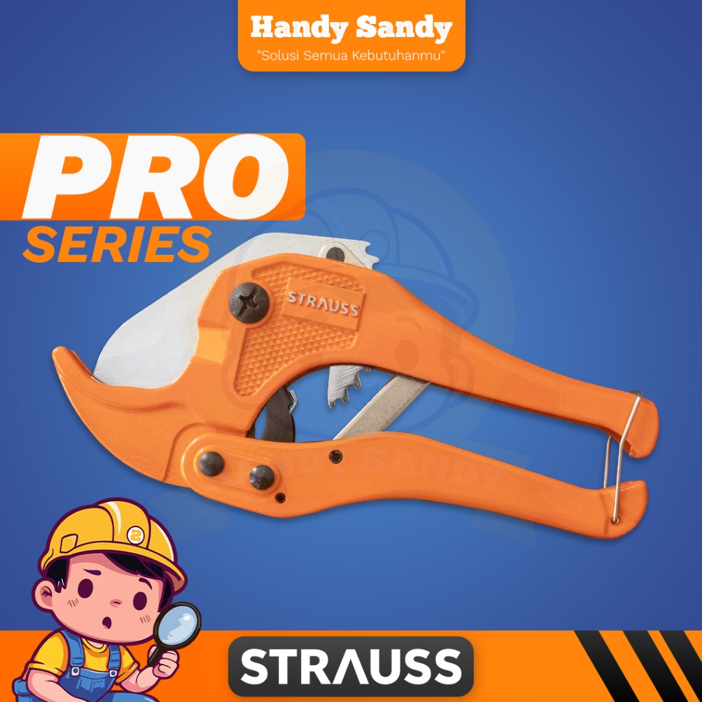 Jual STRAUSS Alat Potong Pipa PVC Kualitas Tinggi | 42mm Pipe Cutter ...
