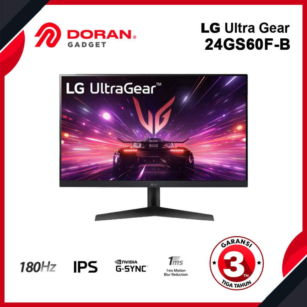 Jual LG UltraGear 24GS60F-B 24" FHD Gaming Monitor NVIDIA G-SYNC 1ms ...